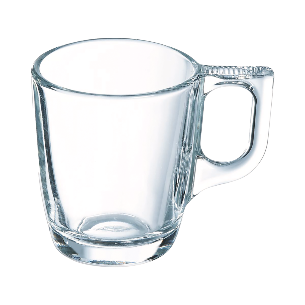 Tasse promotionnelle en verre trempé - 90ml - MINFRA - Vertlapub